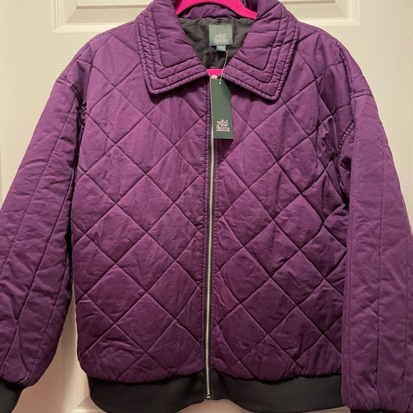 wild fable | Jackets & Coats | Wild Fable Quilted Jacket Oversize Fit ...